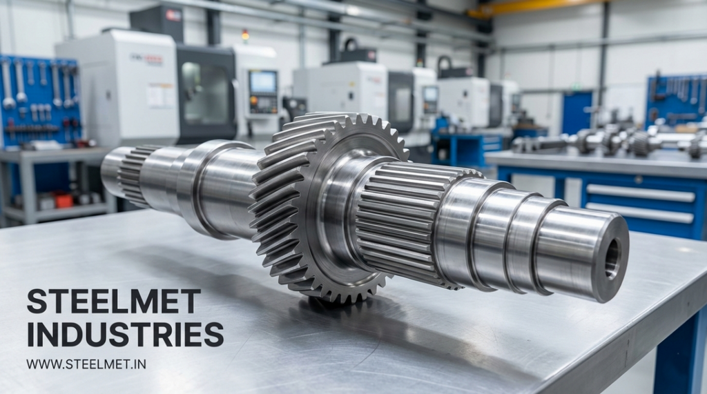 Use of Steel Bright Bars in Gear Shaft Manufacturing | Steelmet