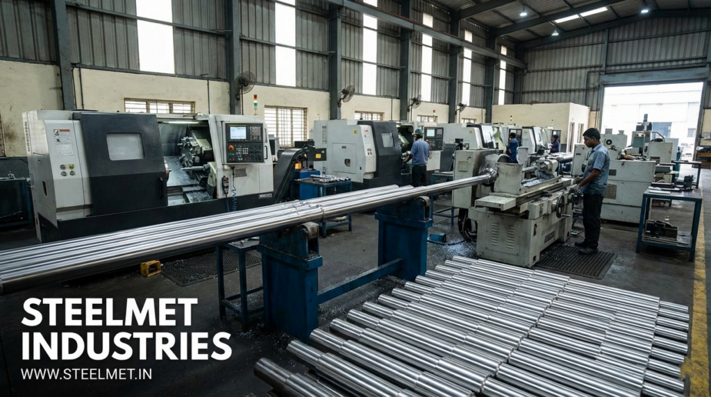 Machine Shafts from Bright Steel Bars | Engineering Applications